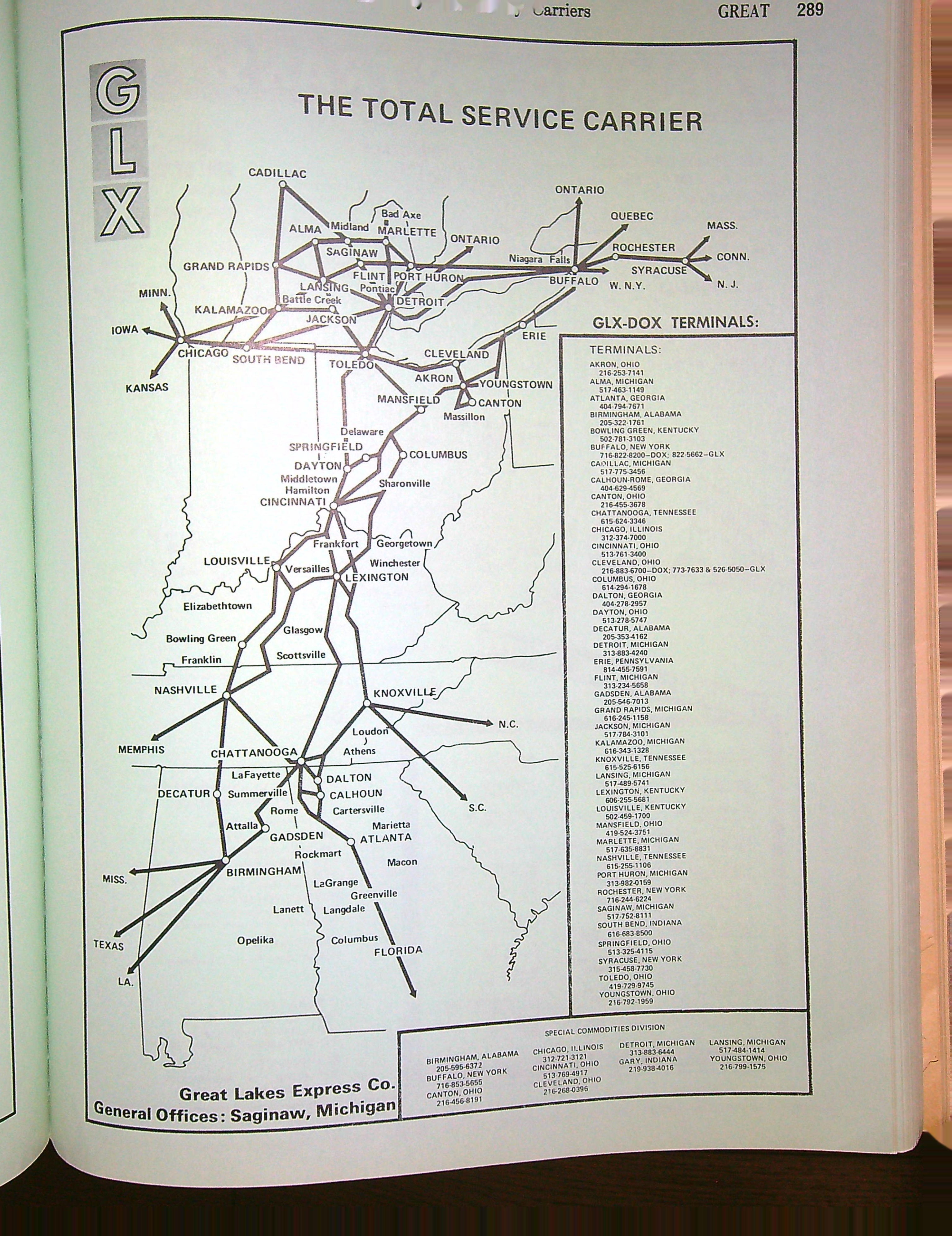 route map