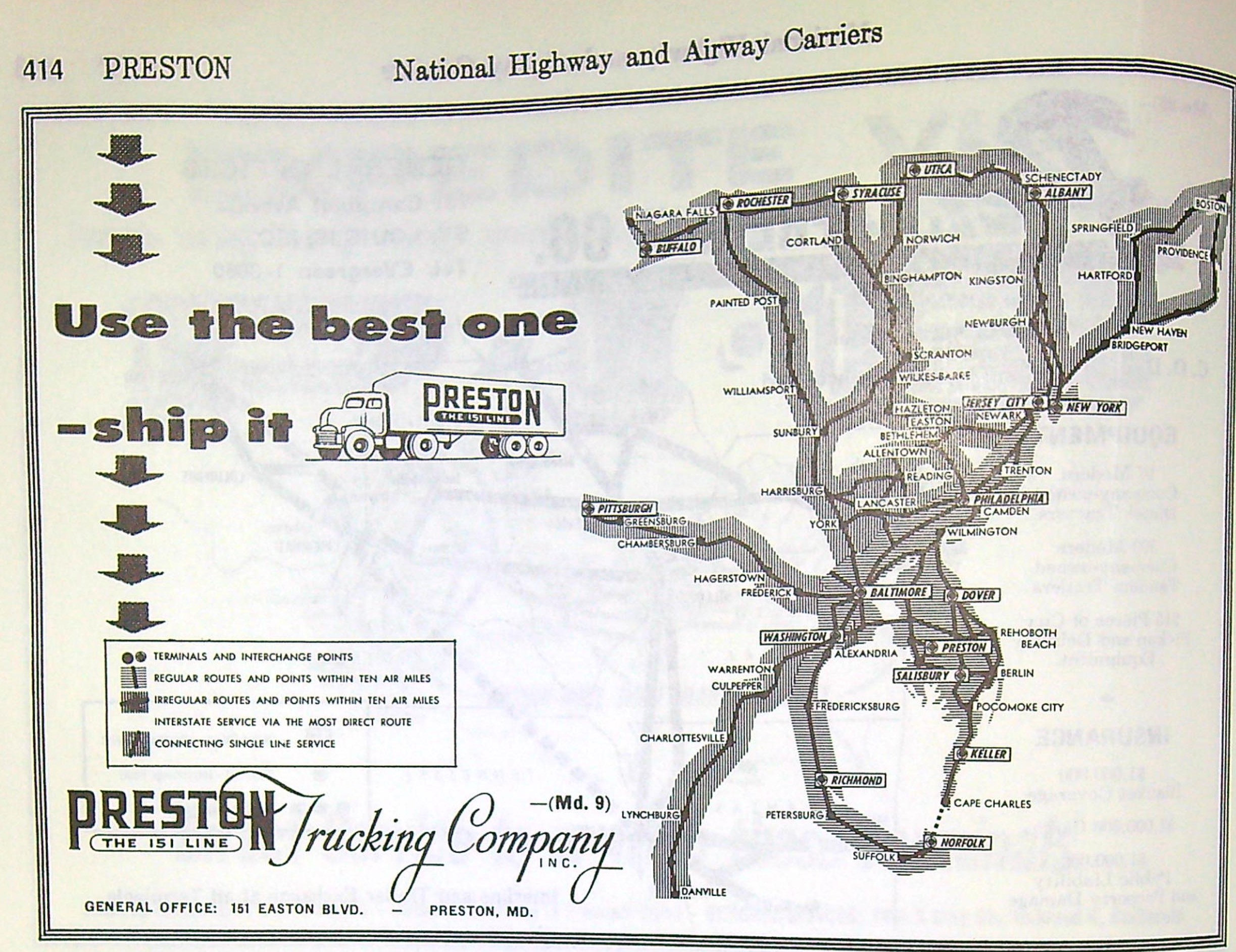 route map